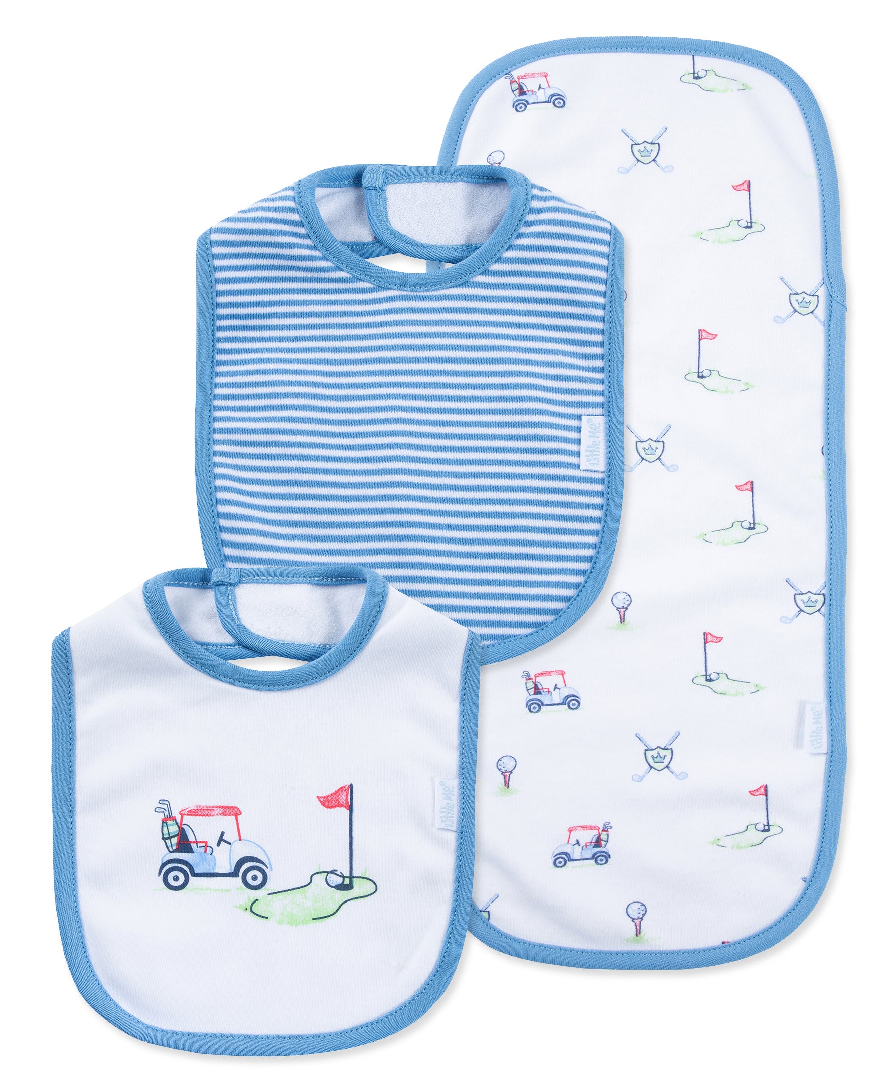 Golf Club Bib & Burp Set