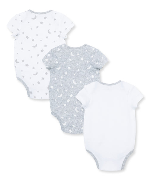 Moon & Stars 3-Pack Bodysuits - Little Me